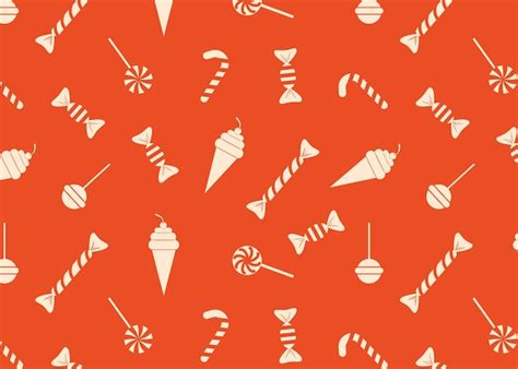 Premium Vector Sweets Candies Seamless Pattern