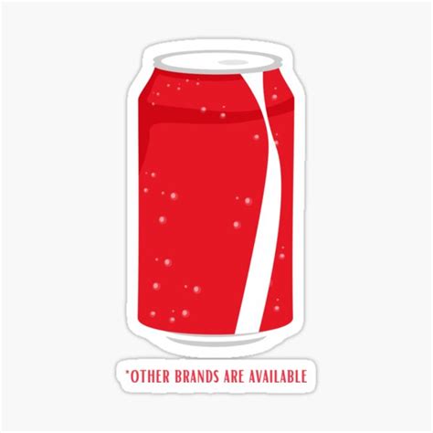 Coca Cola Print Sticker For Sale By Loveahun Redbubble