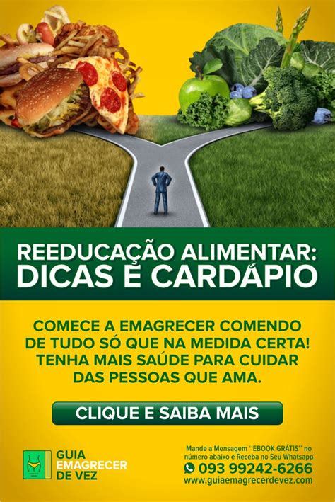 Pin Em Reeducação Alimentar
