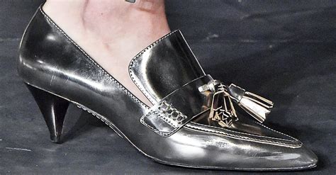 Sweet Kitten Heels On Coachs Tough Boho Chic Runway