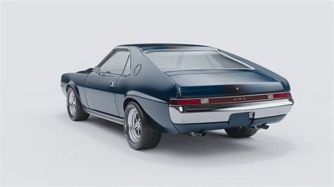 3d 1968 Amc Amx Model Turbosquid 2108578