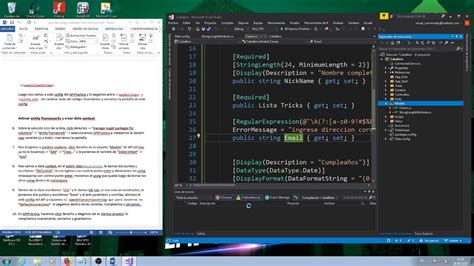 Entity Frameworks Y Base De Datos Youtube