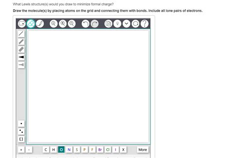 Solved What Lewis Structure S Would You Draw To Minimize Chegg