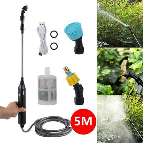 แบบพกพาไฟฟ้ามือถือ Sprayer ชุดสวนดอกไม้รดน้ํา Crop Spraying Usb ชาร์จ