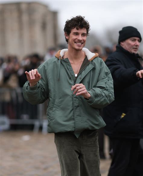 Shawn Mendes Went Shirtless At Loewes Fall Winter 2024 Show In Paris