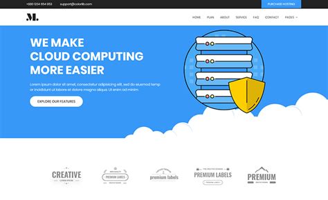 Hosting Inspiring And User Friendly Free Html5 Web Hosting Template