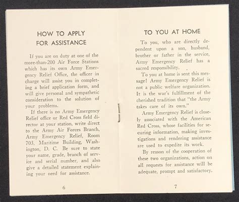 Army Emergency Relief LT Thomas E Cartmell USAAF