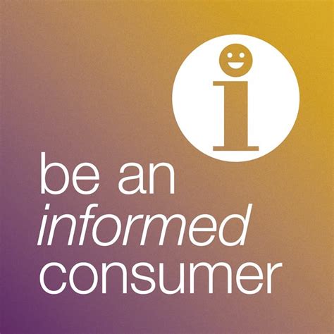 Be An Informed Consumer Nccih