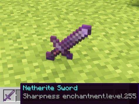 How To Get A Sharpness 255 Sword In Minecraft Works In 1 21 5 And More Tutorialy
