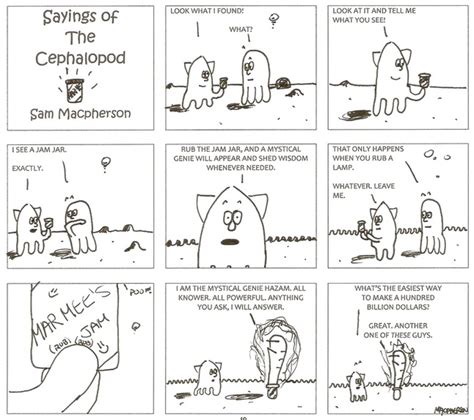October Sayings Of The Cephalopod Sam Macpherson