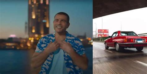 هذه قصة سيارة المرسيدس الحمراء في كليب يا بلدنا الحلوة لعمرو دياب فوشيا