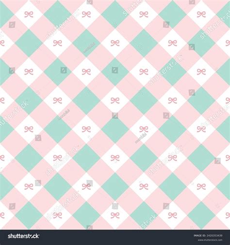 Cute Girly Seamless Pattern Design Vector Stock Vector Royalty Free