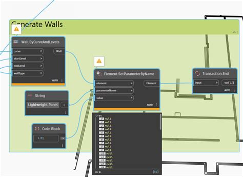 Generate Walls From Cad To Revit Via Dynamo Revit Dynamo