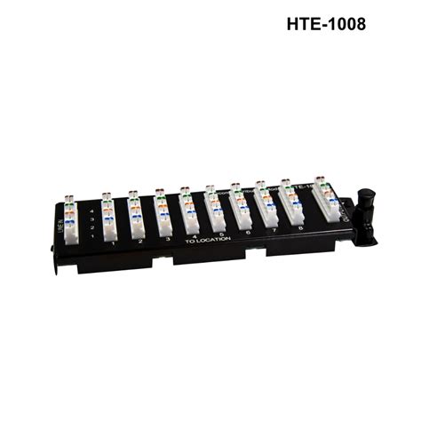 Hte 1008 8 Port 110 Punch Down Telco Distribution Module For Hws Ran Essential Security Supplies