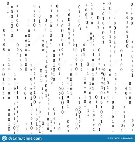Abstract Matrix Background Binary Computer Code Coding Hacker Concept Vector Background