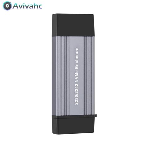 M 2 Nvme Pcie Ssd Enclosure External Ssd Case Usb3 1 Gen2 10gbps Usb Type C Dual Interface Solid