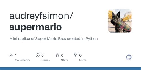GitHub Audreyfsimon Supermario Mini Replica Of Super Mario Bros Created In Python