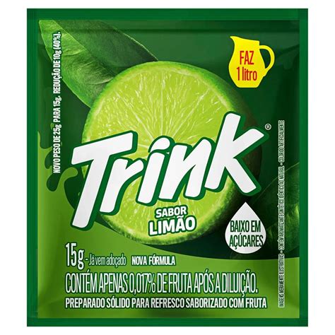 Refresco Em Po Trink 15g Limao é Aqui Na Barcelos
