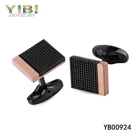 Stainless Steel Rose Gold Plated Cufflinks Stainless Steel Jewelry