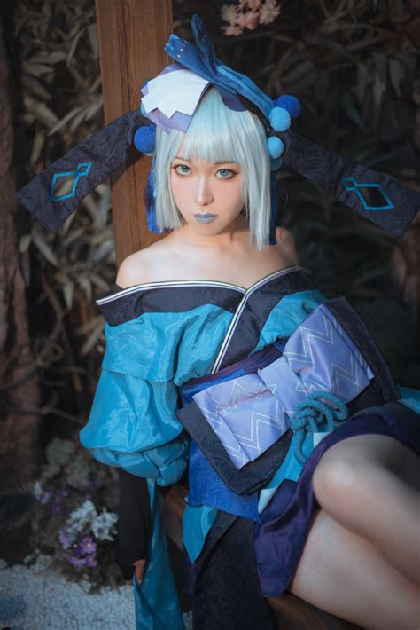 《阴阳师》青行灯cosplay 次元岛