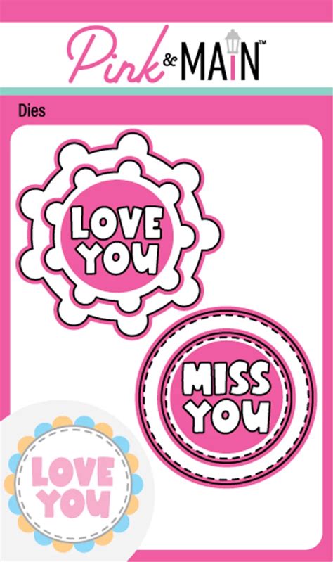 Pink And Main Die Set Layered Scallops Circle