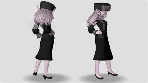 ドラクエ10 【あすか】ドレスアップ エル子／エルフ女 ガーデンドレス上の肩出しデザインを活かしたレディなコーデ【no311 エル子ドレ