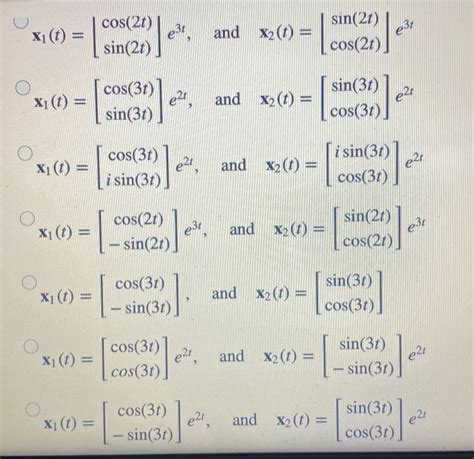 Solved Find Real Valued Fundamental Solutions Of The