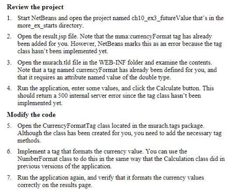 Solved Review The Project 1 Start NetBeans And Open The Chegg