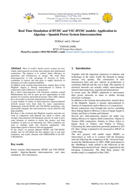 Pdf Real Time Simulation Of Hvdc And Vsc Hvdc Models Application To