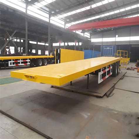 Flatbed Trailer 40ft Container Chassis Trailer Intermodal Chassis With Twist Lock 20ft Skeleton