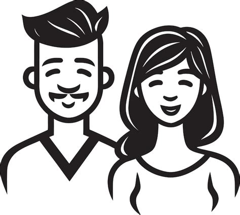 Loves Evolution Dynamic Couple Vector Styles Premium AI Generated Vector