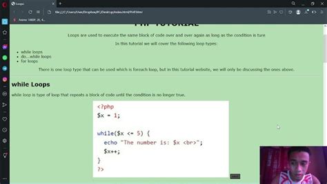 While Loop Youtube