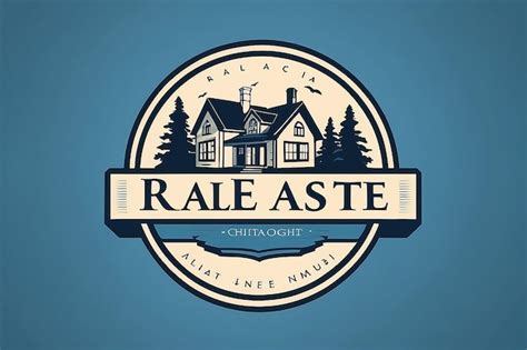 Premium Photo Real Estate Agency Logo