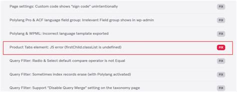 SOLVED Js Error On Woocommerce Product Single Tab Select Bugs