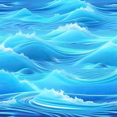 Premium Photo Seamless Blue Water Background