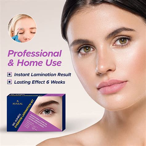 Kit de laminación de cejas kit profesional de laminación de cejas en casa kit de elevación de