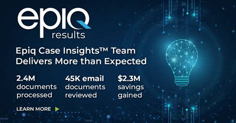 Epiq On Linkedin Epiq Case Insights™ Team Delivers More Early Case