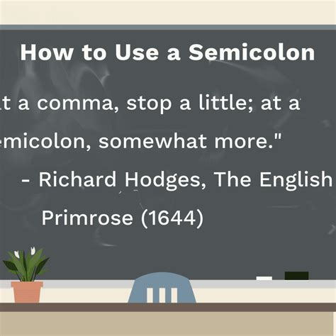 When To Use Colon Vs Semicolon Examples
