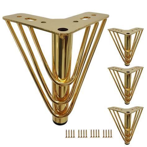 Gold Metal Furniture Feet At Roger Compton Blog