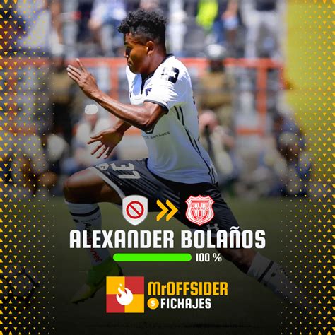 Mr OFFSIDER on Twitter FICHAJES ABCDeportivoEc Alexander Bolaños ex Colo Colo y