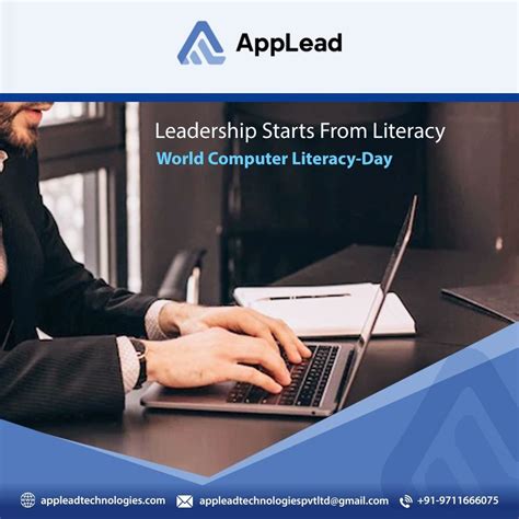 Applead Technologies Private Limited On Linkedin Worldcomputerliteracyday Computerliteracy