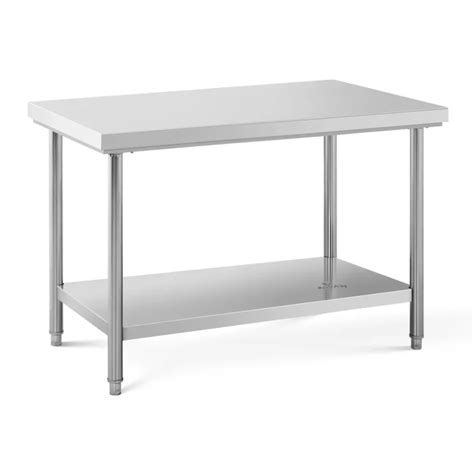 Stainless Steel Work Table 120 X 70 Cm 143 Kg Capacity