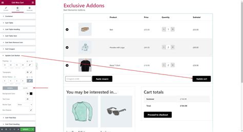 How To Configure And Style Woo Cart Widget With Elementor Exclusive Addons