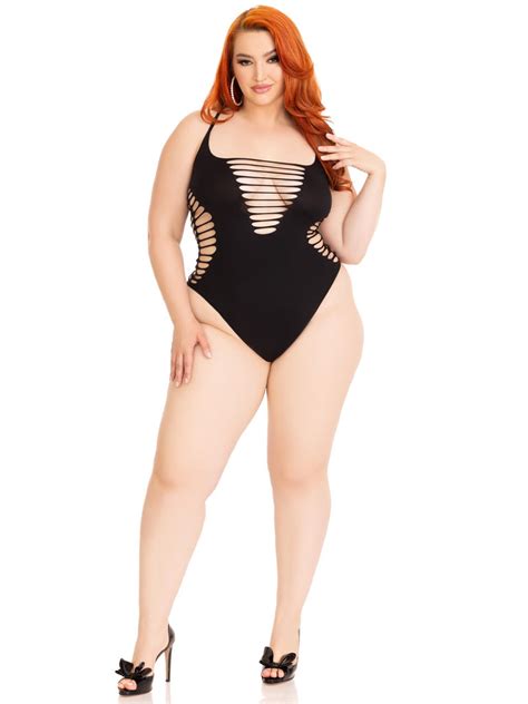Reckless Behavior Plus Size Bodysuit Lingerie Leg Avenue