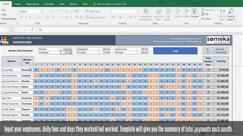 Payroll Variance Report Template