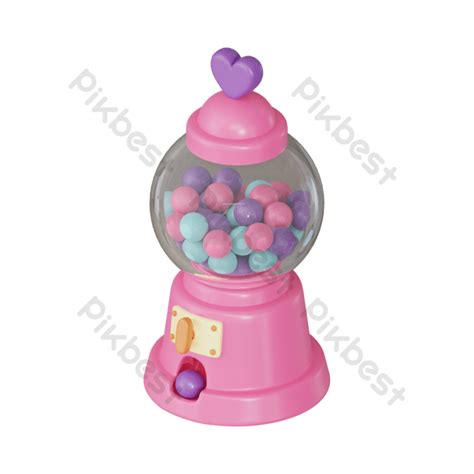 사탕 기계 3d 과자 아이콘 일러스트 Png Psd 무료 다운로드 Pikbest