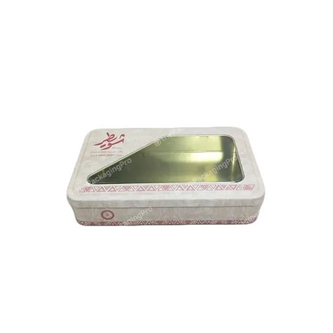 Food Grade Tin Container Rectangular T Chocolate Candy Biscuit Tin