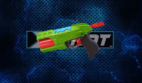 Nerf Gun Zuru Xshot Green Revolver Pistol Blaster Guns Good Quality