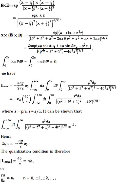 Symmetrizing Maxwells Equations By Postulating A Magnetic Monopole Charge Of Strength G Dirac