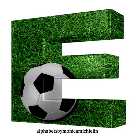 Monica Michielin Alphabets BALL SOCCER FOOTBALL SPORT ALPHABET